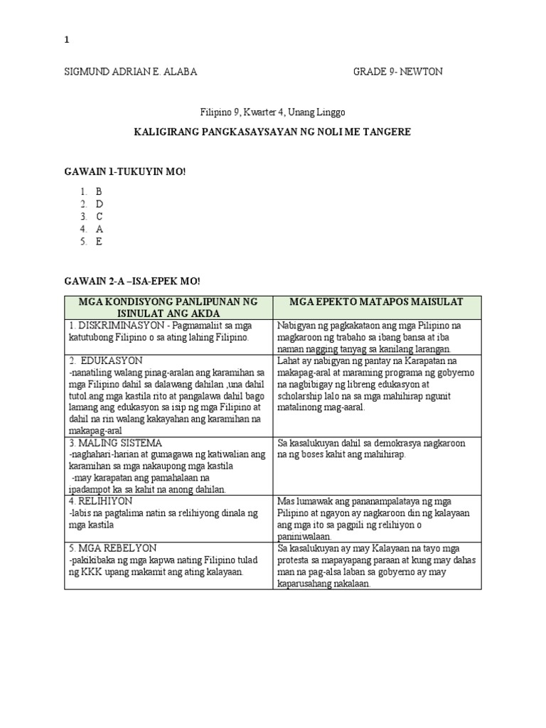 Module 1 - Filipino 9 | PDF