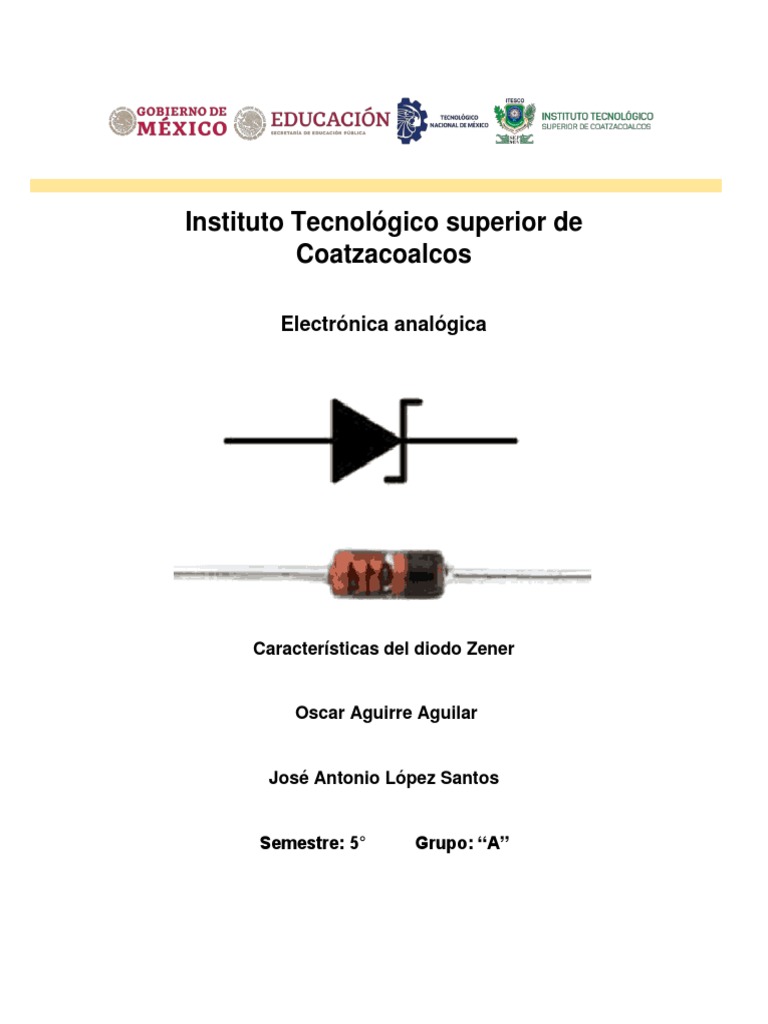 Caracteristicas Do Diodo Zener Diodo Nova Eletrônica