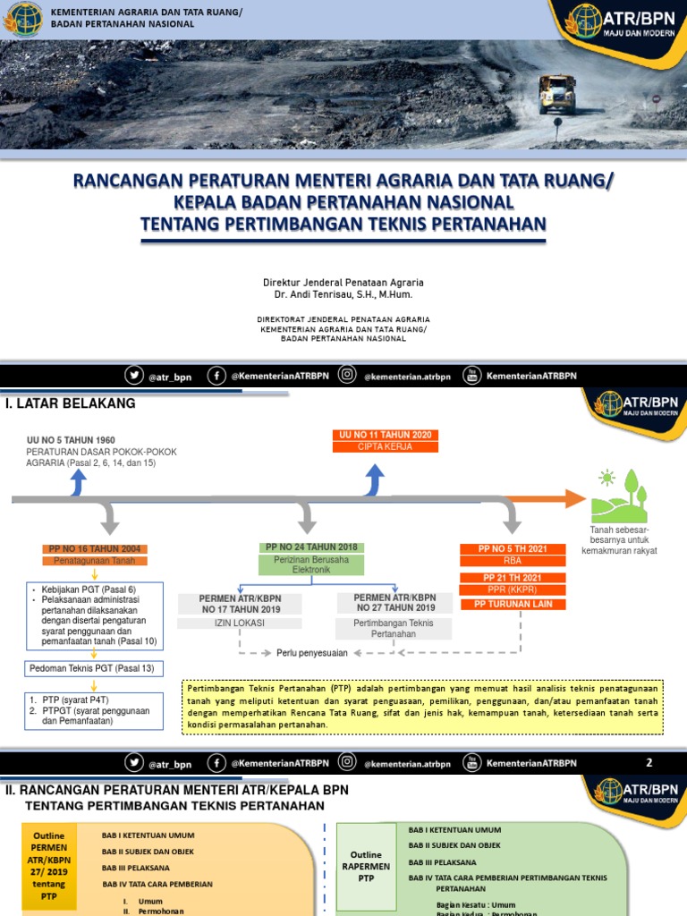 Sosialisasi Pertek Izin Lokasi | PDF