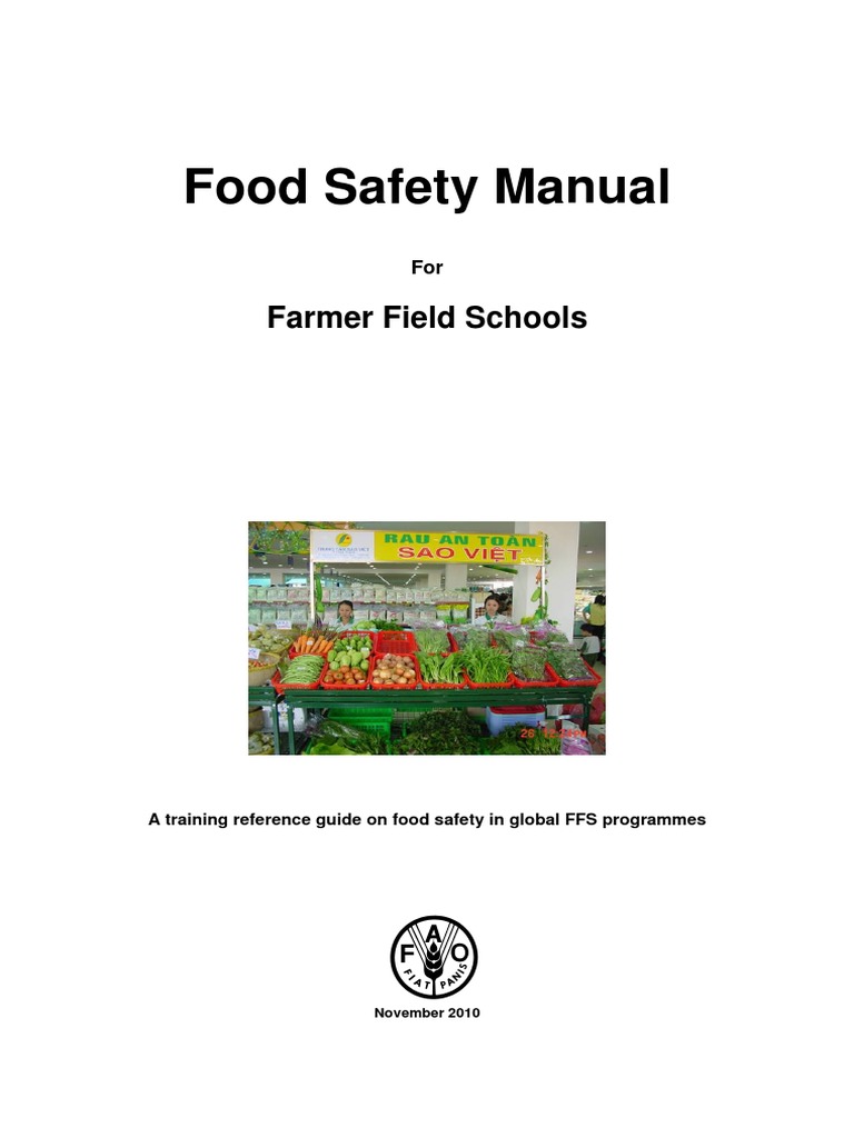 Food Safety Manual: Farmer Field Schools | PDF | Food Safety ...