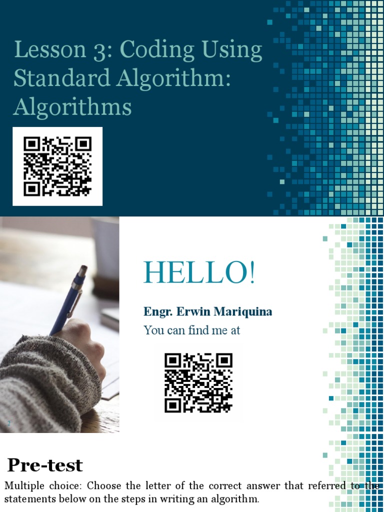PROG 211-Lesson 3-Algorithm | PDF | Algorithms | Multiple Choice