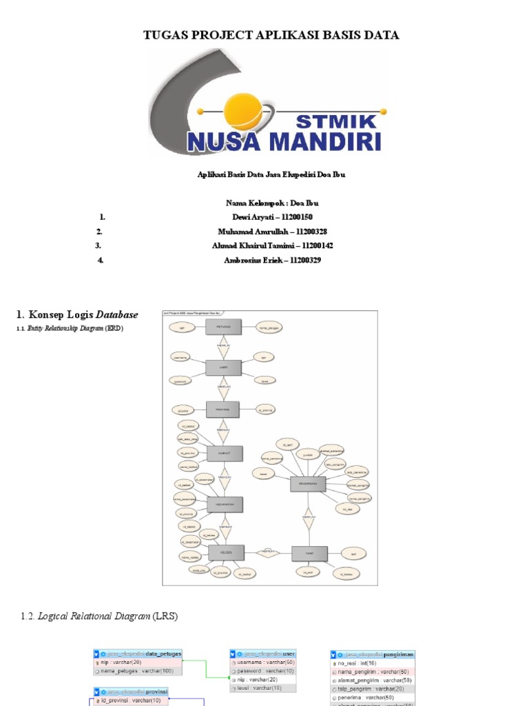 Tugas Project Aplikasi Basis Data | PDF