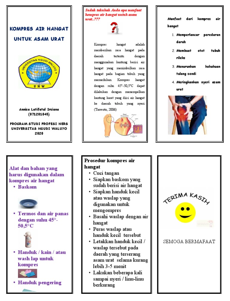 Leaflet Kompres Air Hangat | PDF