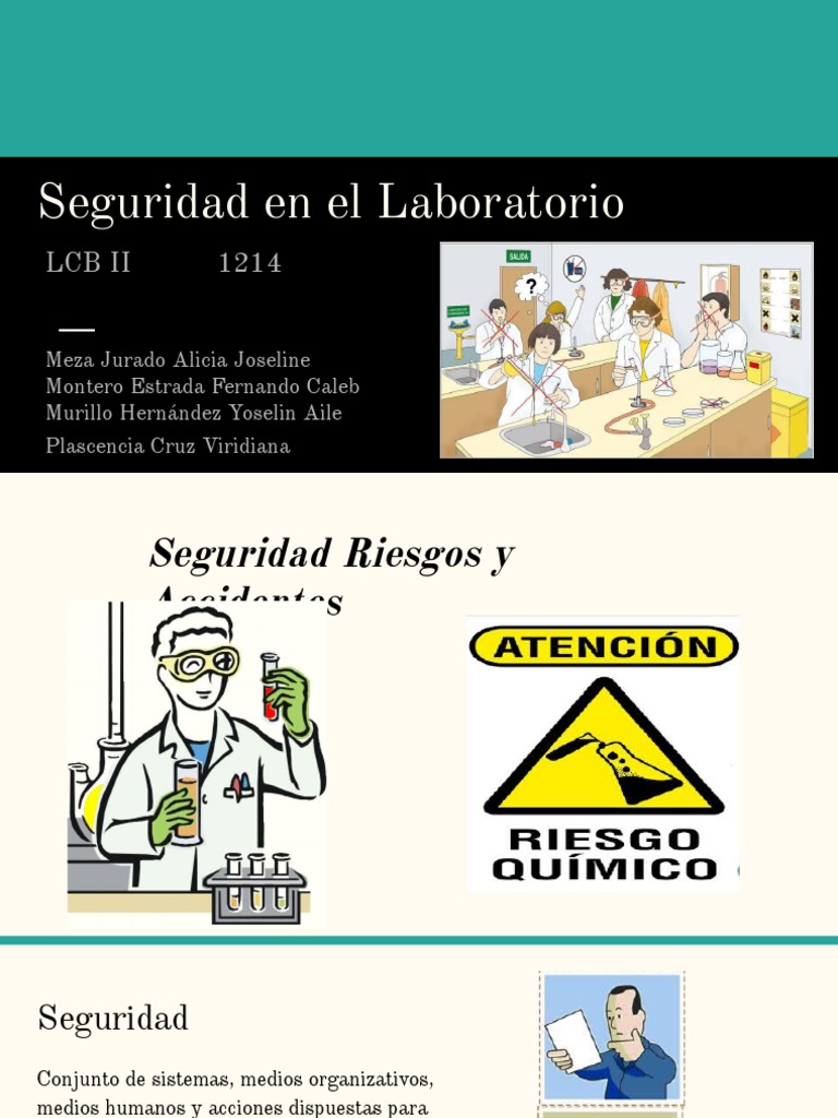 Seguridad en El Laboratorio | PDF | Riesgo | Agua