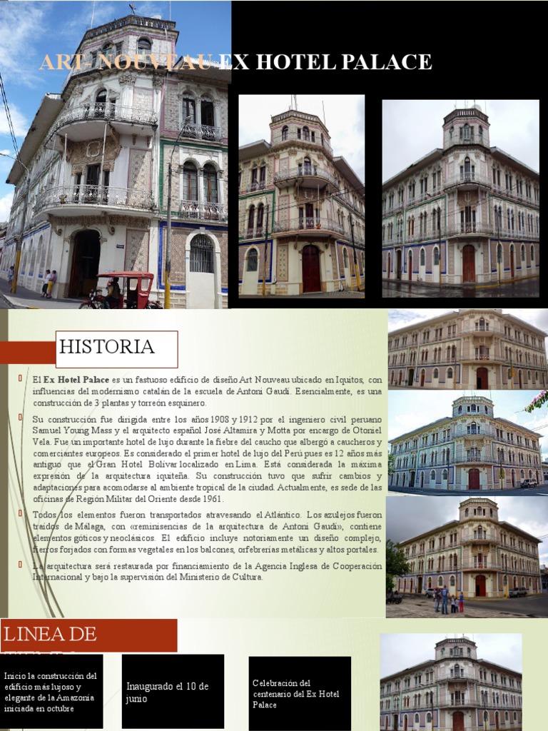 Historia del Ex Hotel Palace en Iquitos | PDF | Hotel y alojamiento ...