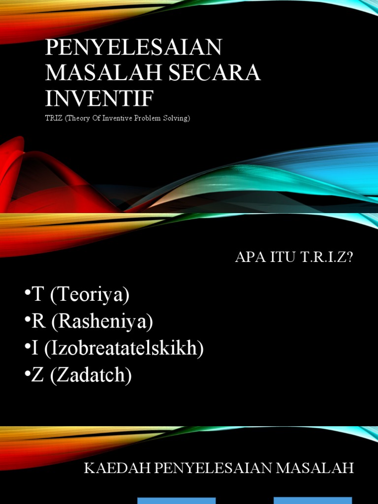 RBT T2:Penyelesaian-Masalah-Secara-Inventif | PDF