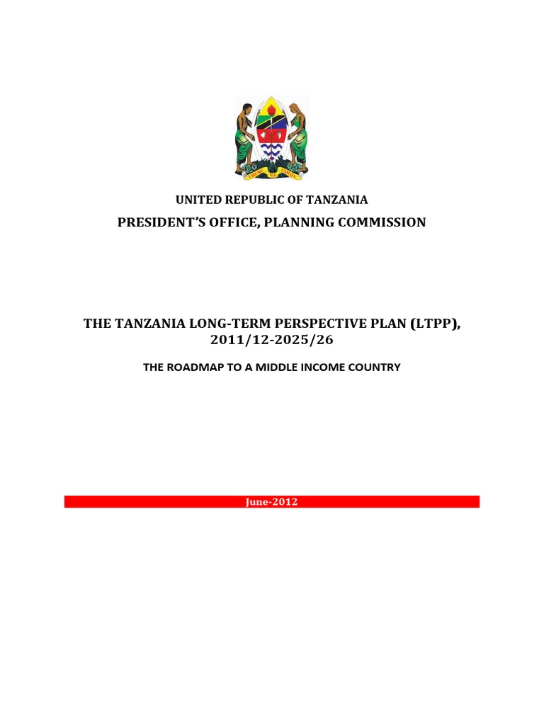 Long Term Perspective Plan (LTPP) 2011-12-2025-26 | PDF | Tanzania ...