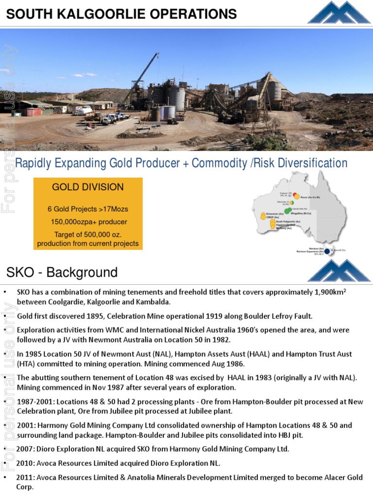 Kalgoorlie Operation | PDF | Mining | Minerals