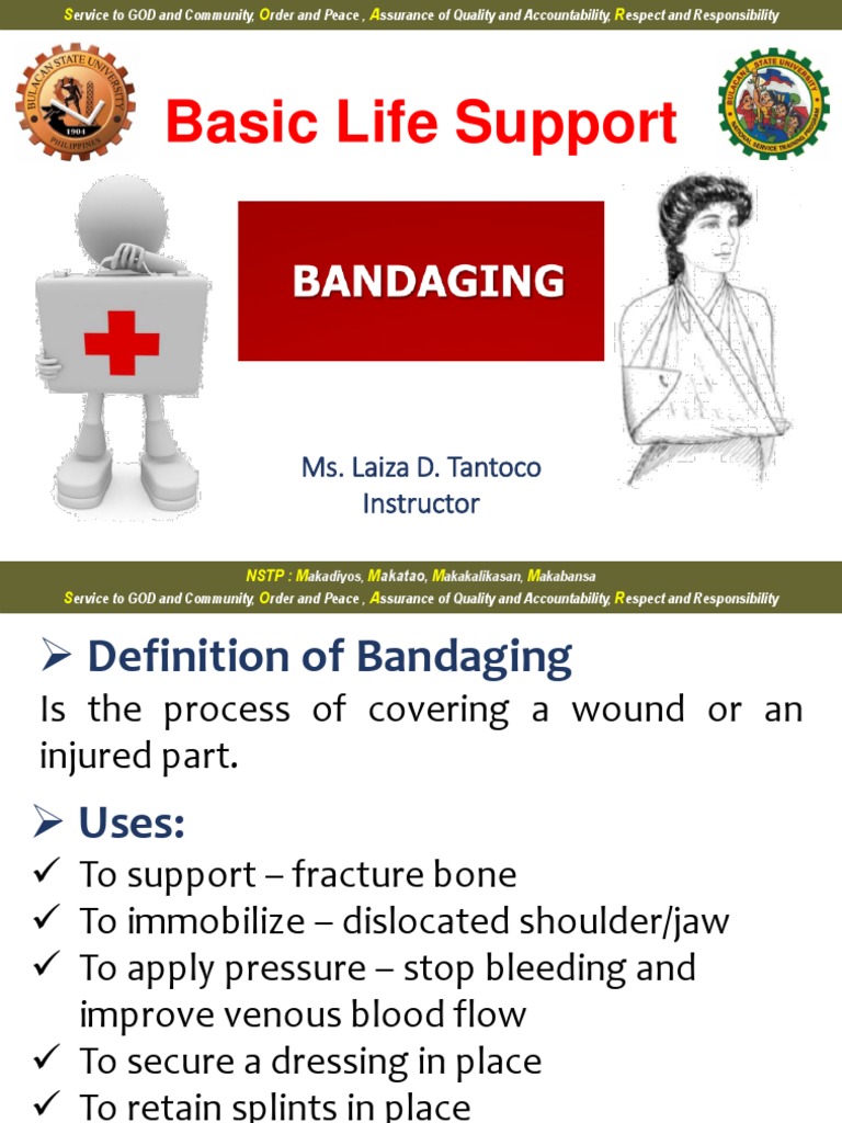Basic Life Support BANDAGING | Download Free PDF | Hand | Injury