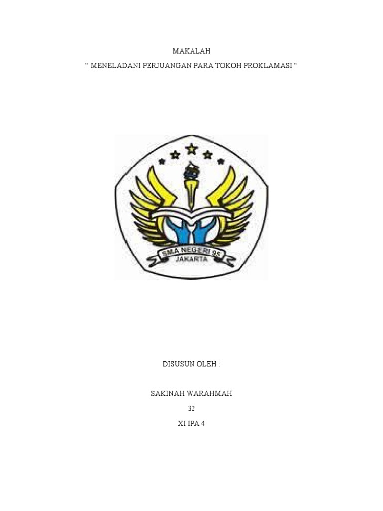 Meneladani Perjuangan Tokoh Proklamasi | PDF