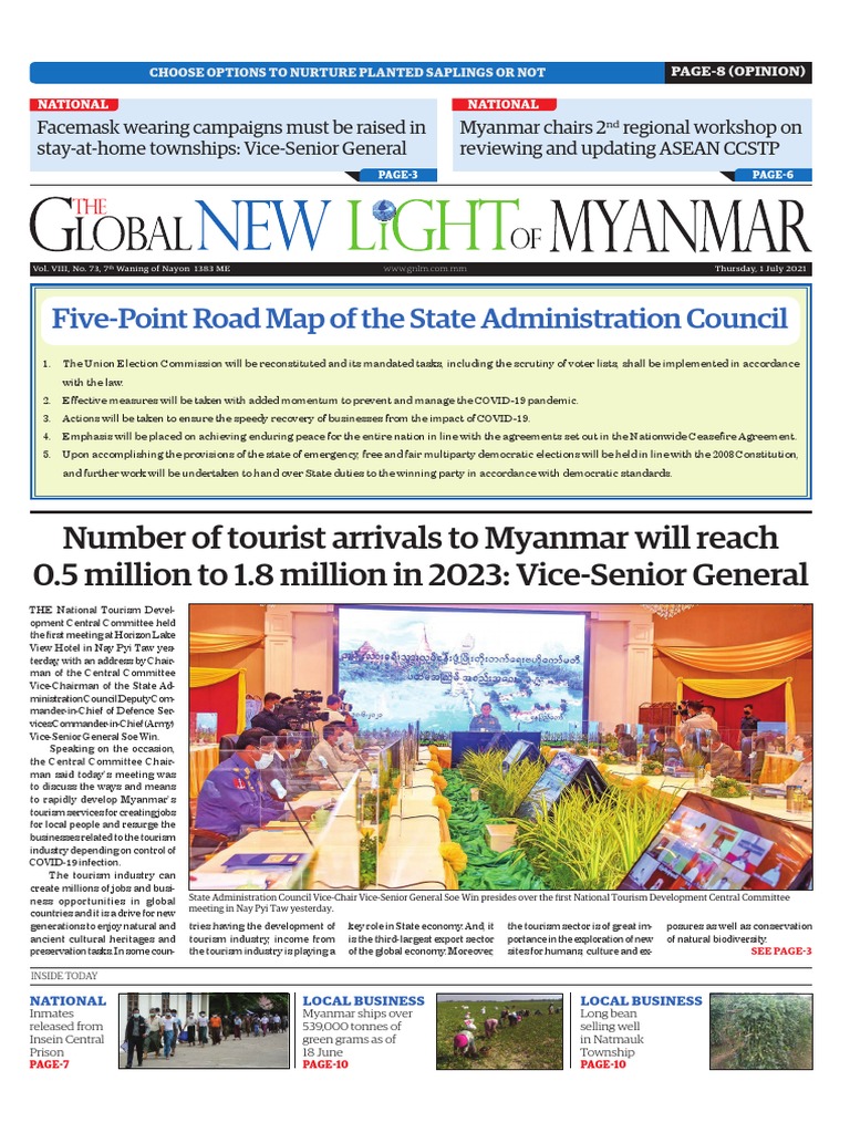 Newlightmyanmar 01-07-2021 | PDF | Travel Visa | Government