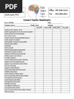 Conners' Teacher Rating Scale-Revised | PDF | Cognition | Behavioural ...