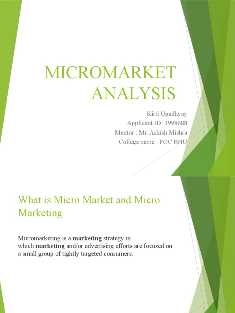 Micro Market Analysis of Gorakhpur | PDF | Retail | Target Audience