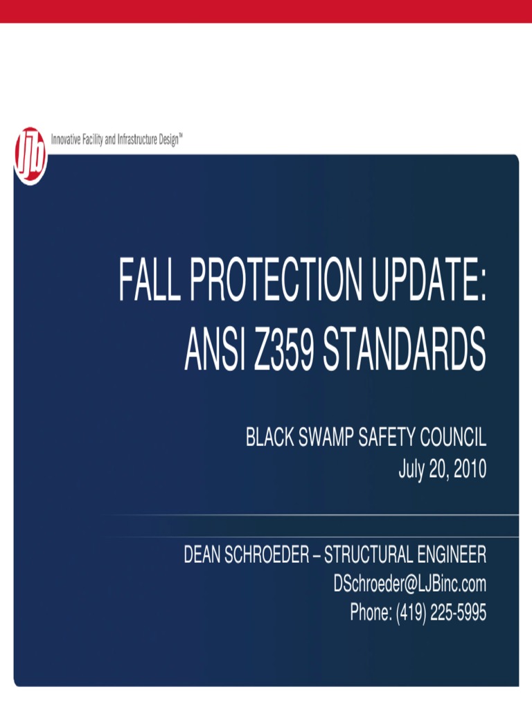 ANSI Z359 Fall Protection Update | PDF | Workplace | Safety