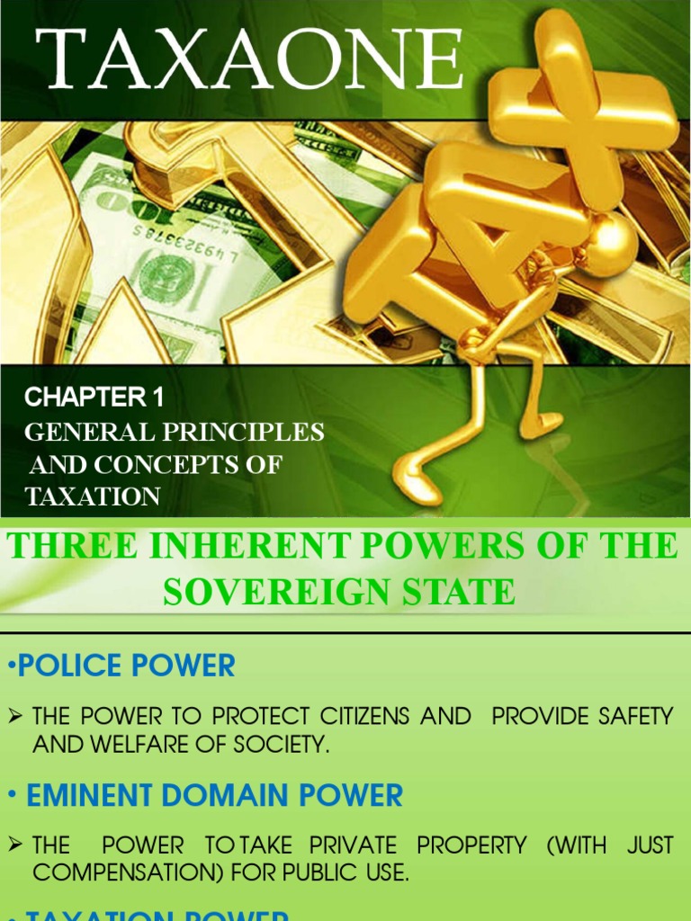 General Principles and Concepts of Taxation | PDF | Tax Noncompliance ...