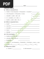Predecessor and Successor Worksheet 1 | PDF