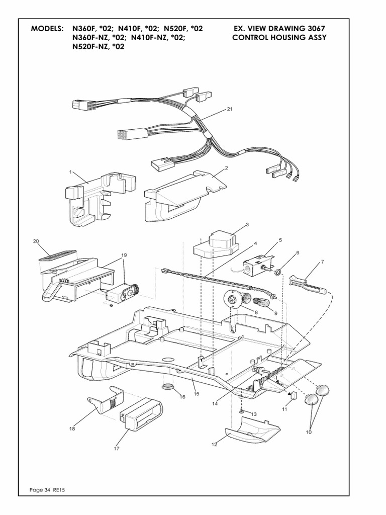 Kelvinator N520FR Fridge Exploded View | PDF