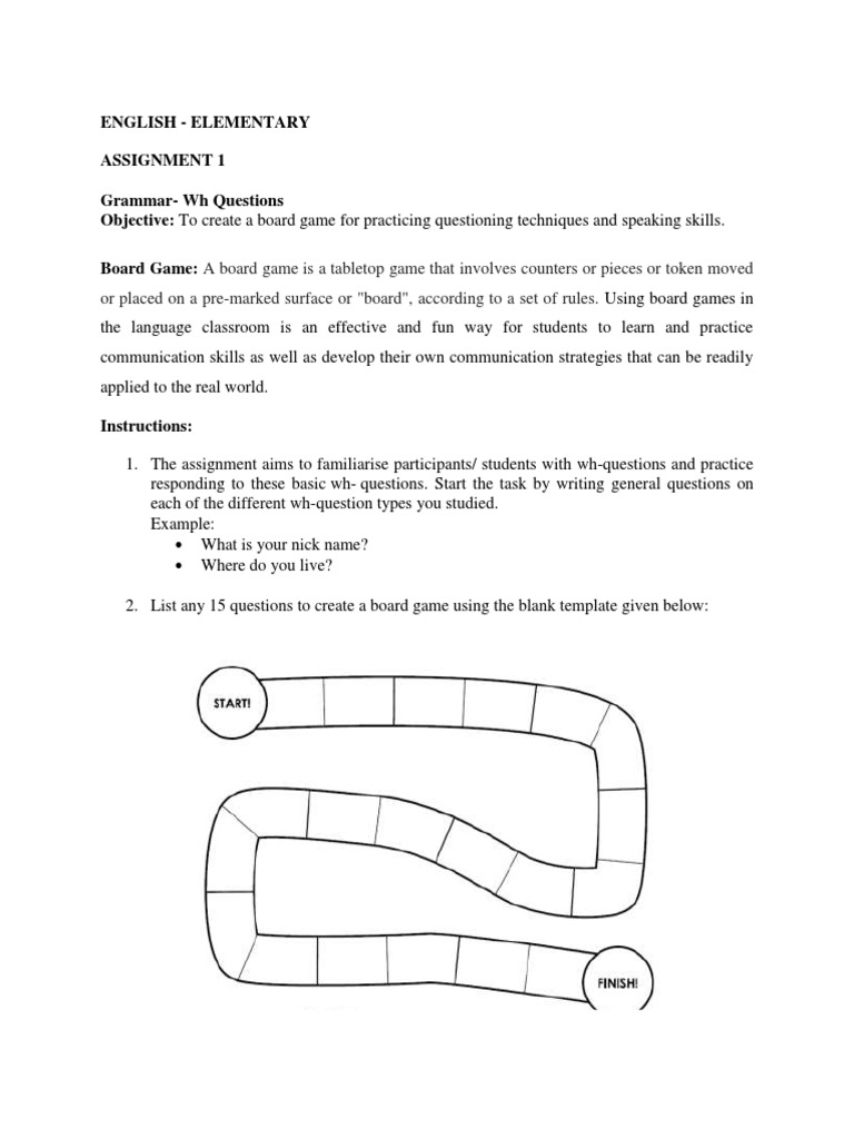 Primary English Assignment 1 | PDF | Question | Pedagogy