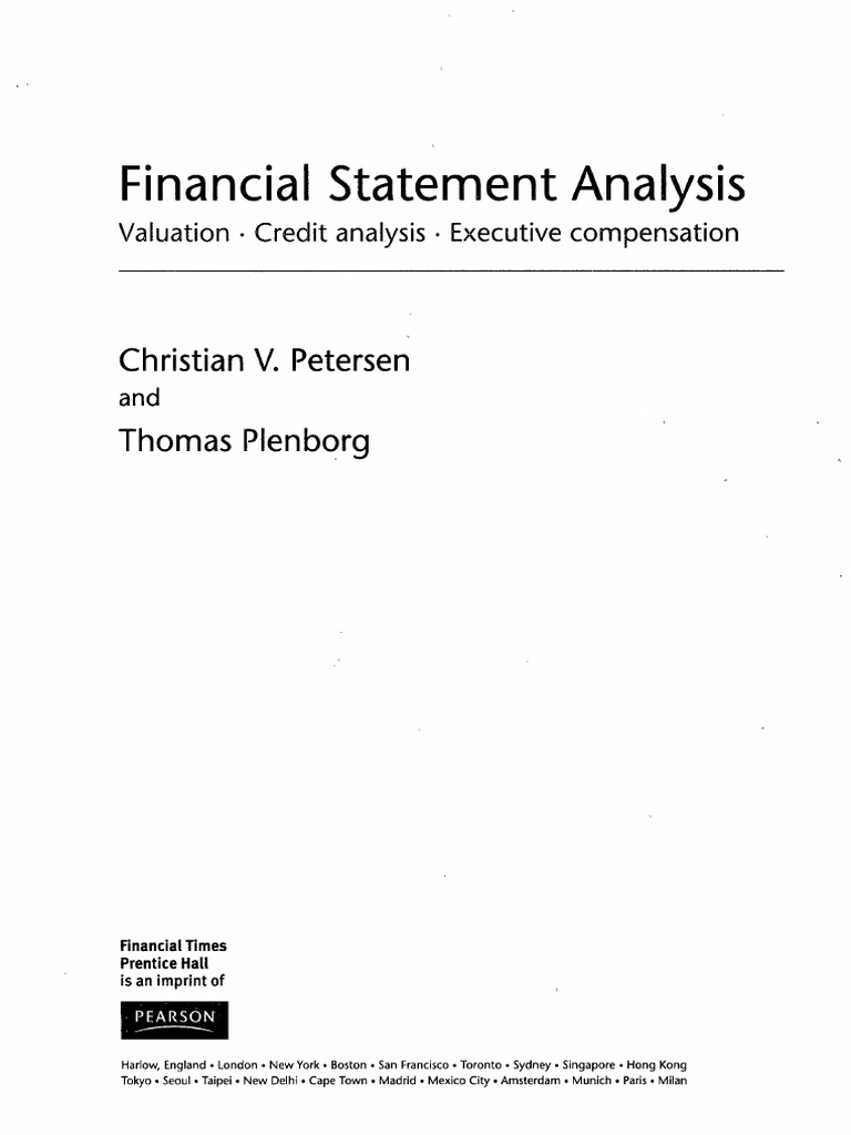 Financial Statement Analysis Overview | PDF | Cost Of Capital ...