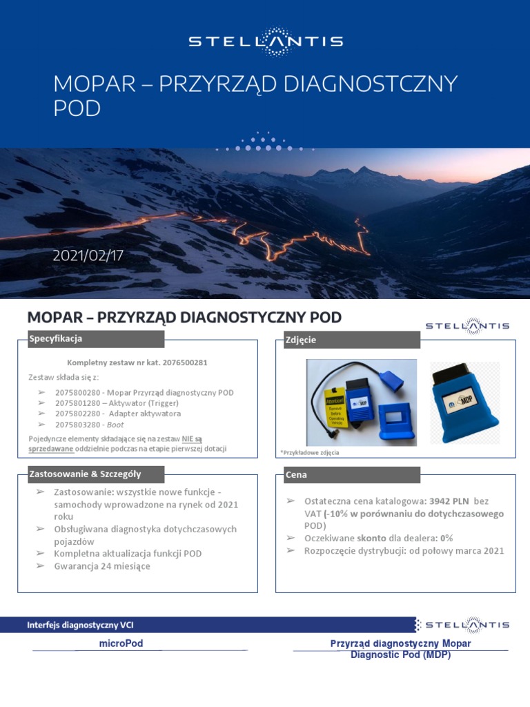 2021 Mopar Diagnostic Pod | PDF