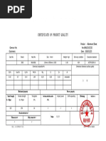 Mill Certificate Grating & Checkered Plate | PDF