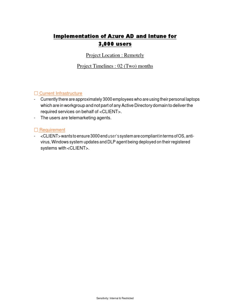 Azure AD & Intune Deployment Guide | PDF | Active Directory | Microsoft ...