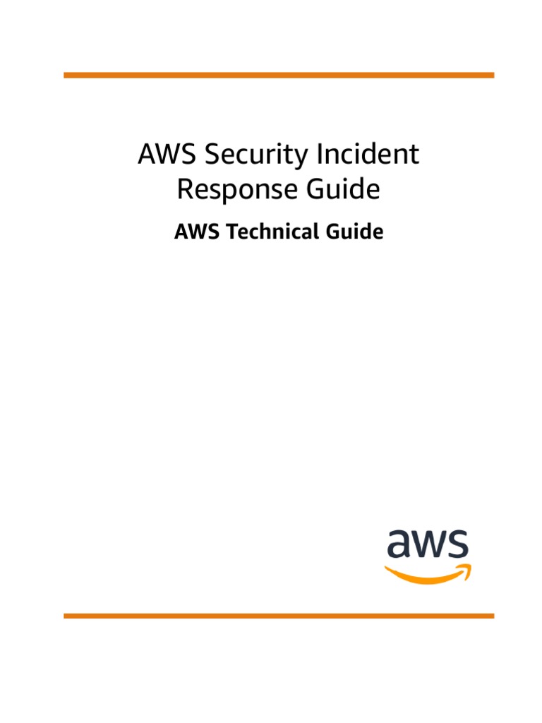 AWS Security Incident Response Guide | PDF | Cloud Computing | Amazon Web Services
