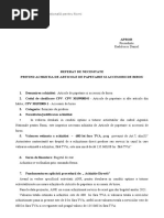 Model Referat de Necesitate | PDF