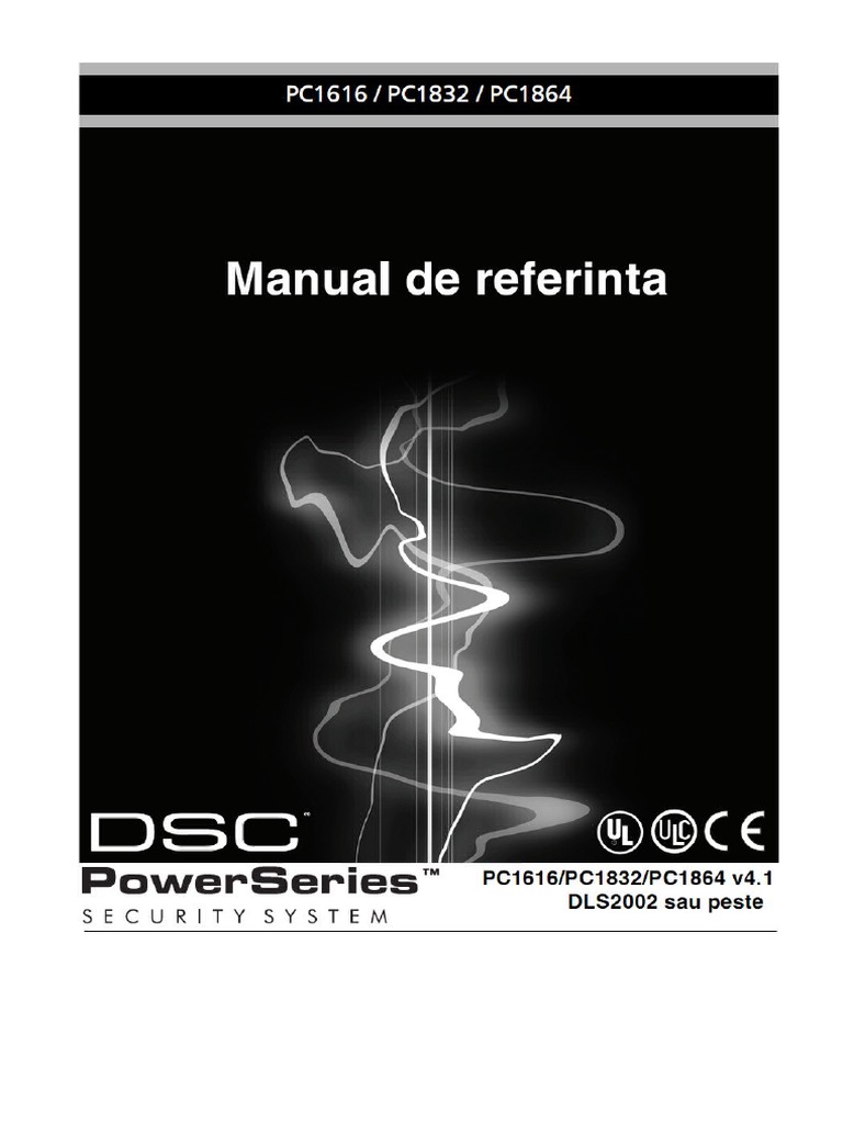 Alarma Pc1616 Pc1832 Pc1864 Manual Referinta | PDF