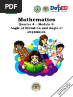 MATH 9 Q4 Module 3-4 Illustrating Angle of Elevation and Angle of ...