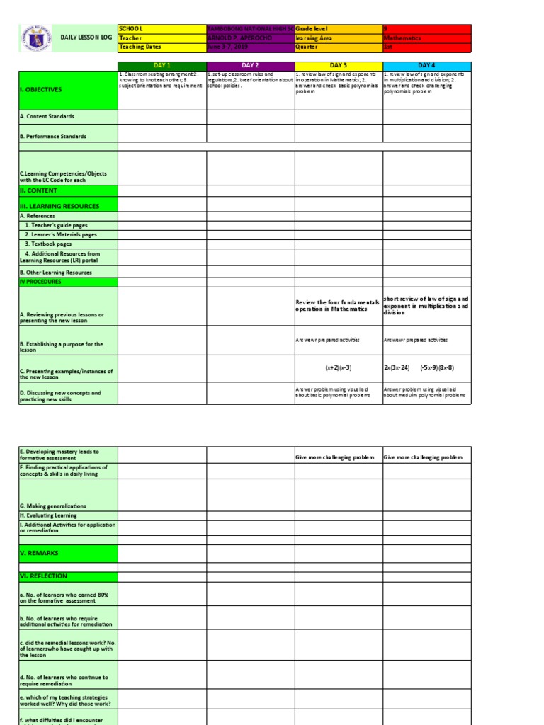 DLL IN MATH 9 June | PDF | Quadratic Equation | Equations