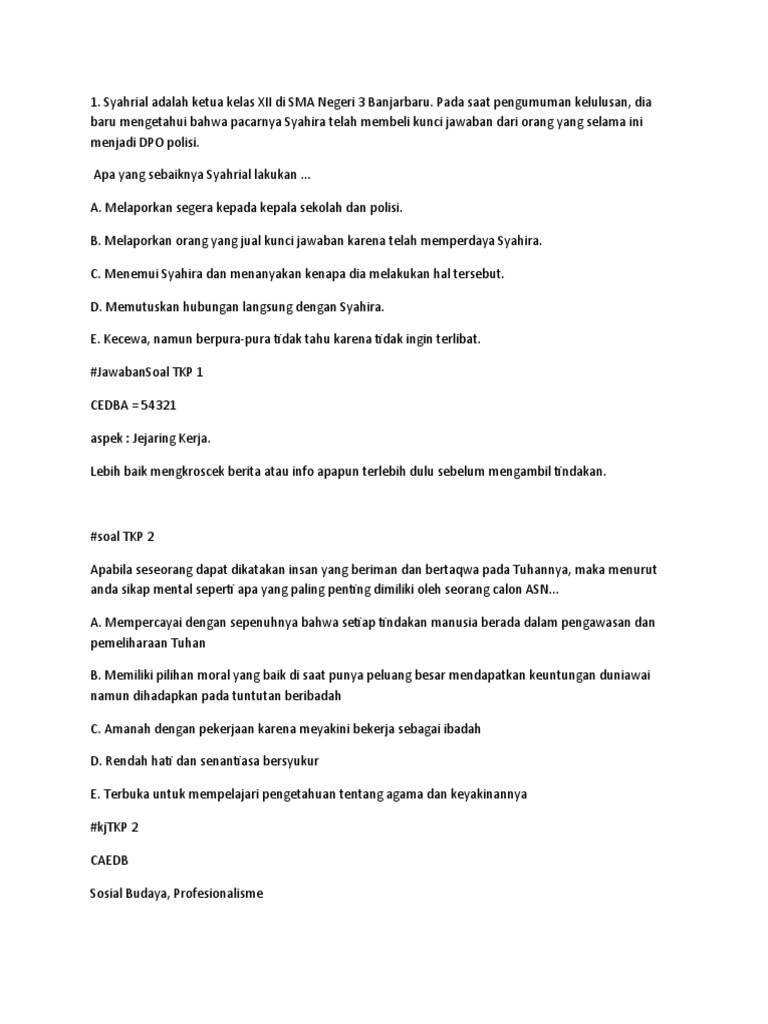 TKP HOTS Group XXXI | PDF