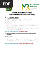 Instrumen Dan List Bukti Fisik EDM V.2 - 2023 | PDF