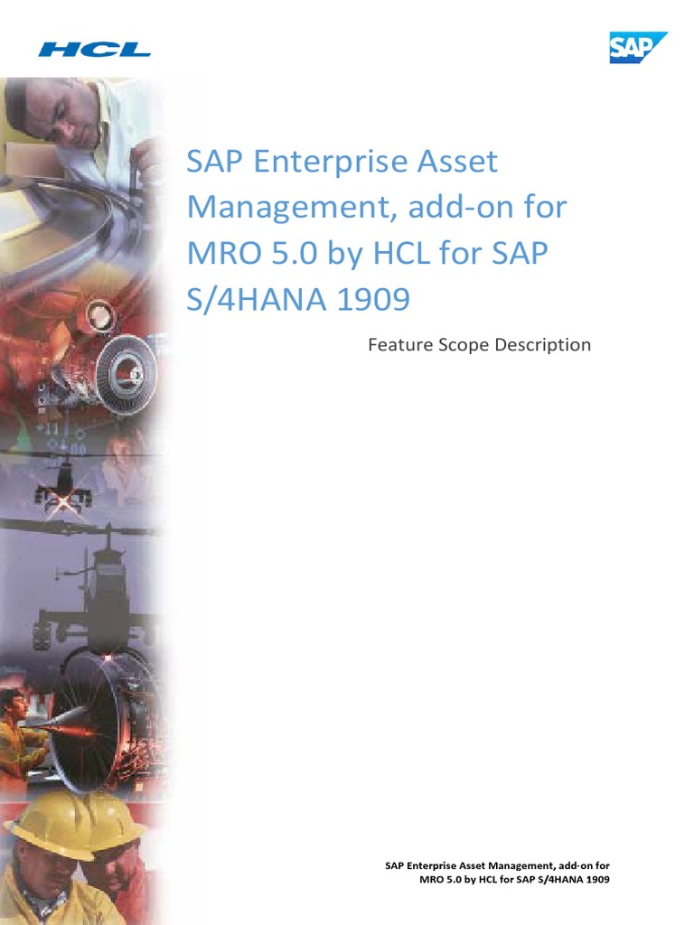 SAP Enterprise Asset Management Add-On For MRO 5.0 by HCL For SAP ...