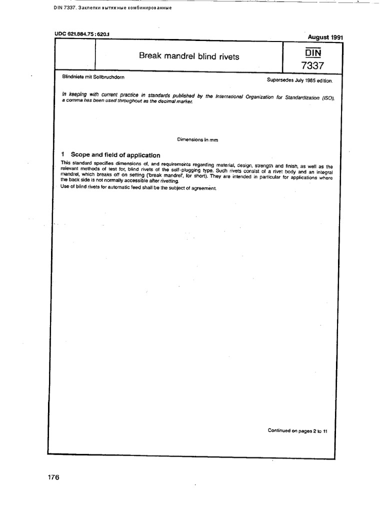444560170 Заклепка DIN 7337 PDF | PDF