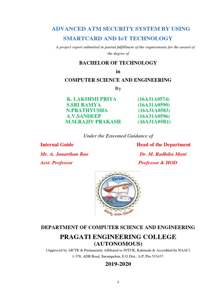 Advanced ATM Security System by Using Smart Card and IOT Technology ...