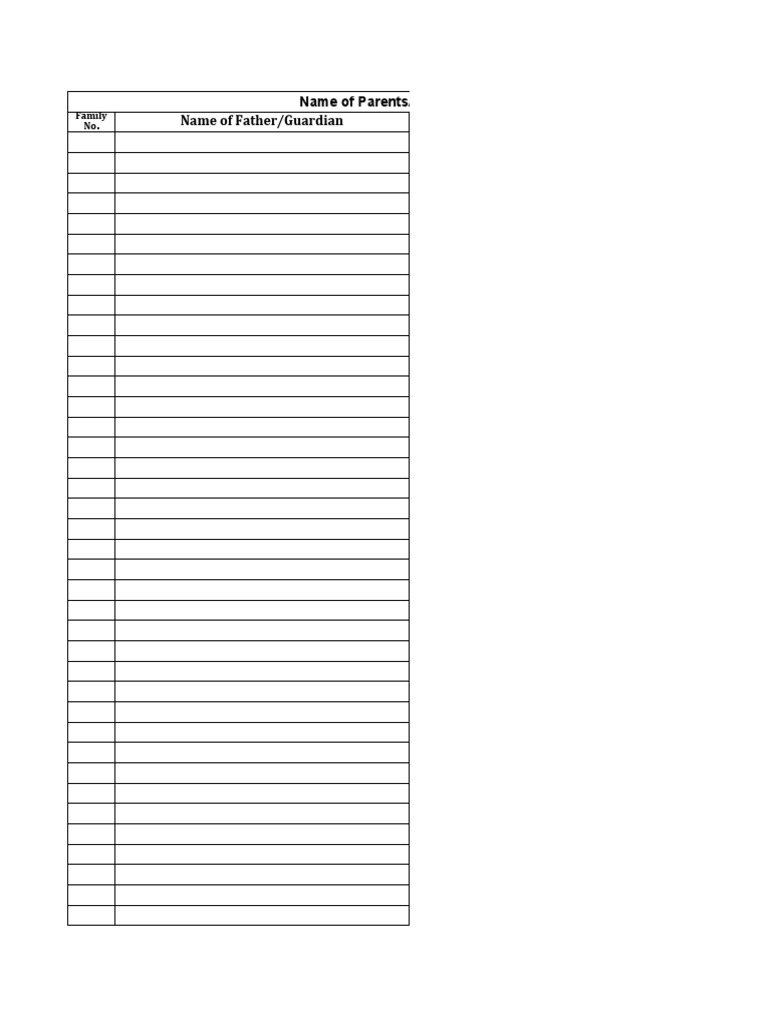 Child Mapping SY 2021 2022 | PDF | Parent | Relationships