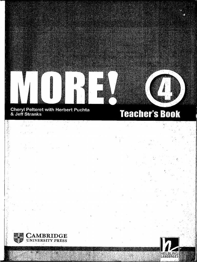 More 4 Teachers Book 1st Edition | PDF
