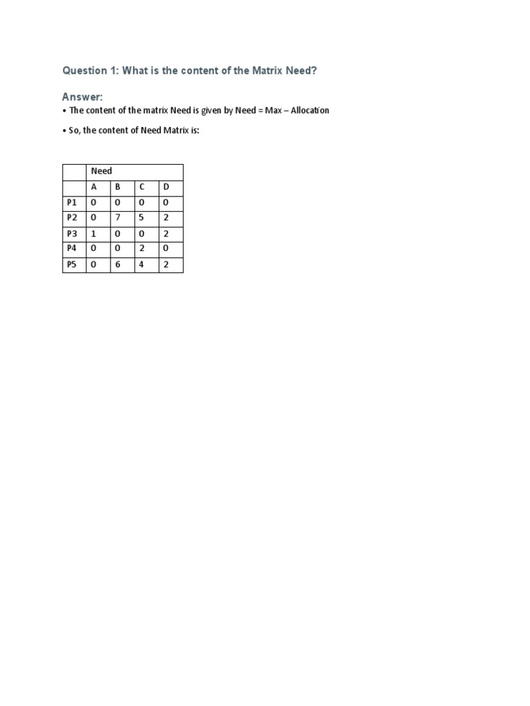 Case Study Question 1 | PDF