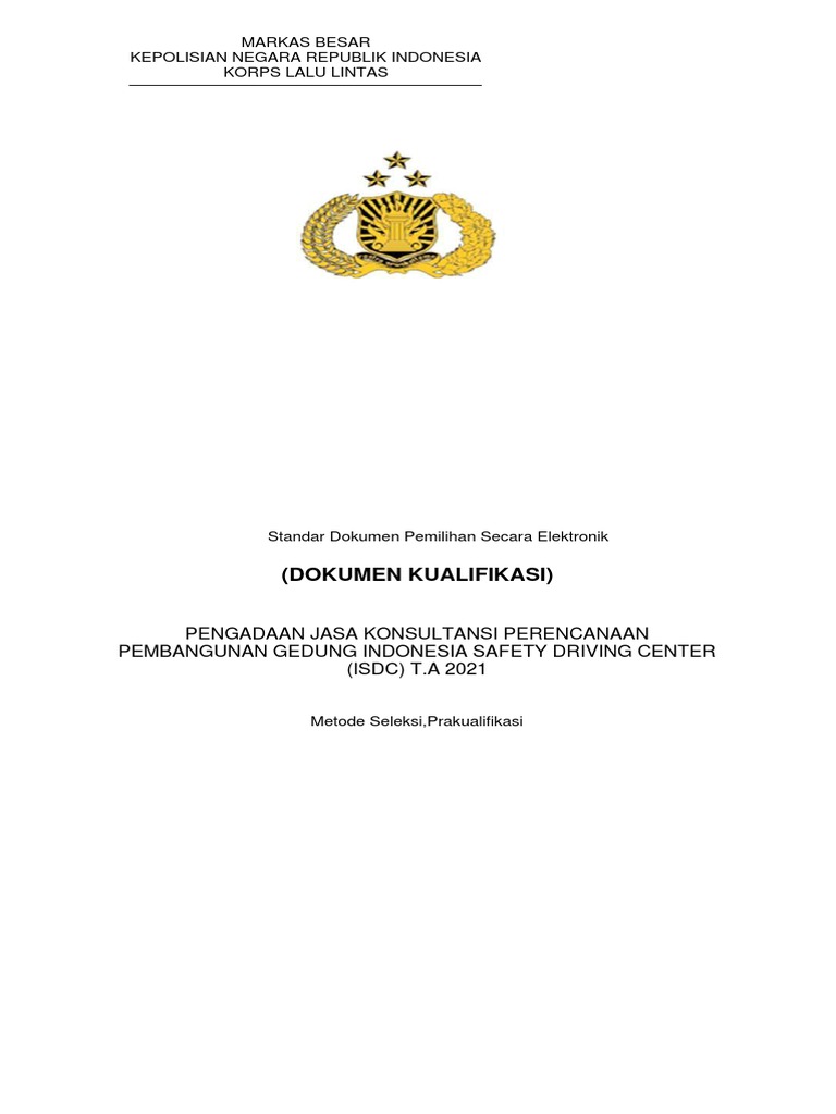 Dokumen Kualifikasi ISDC 2021 | PDF