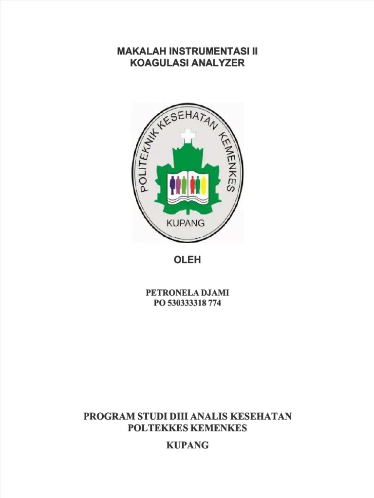 Koagulasi Analyzer: Prinsip dan Penggunaan | PDF