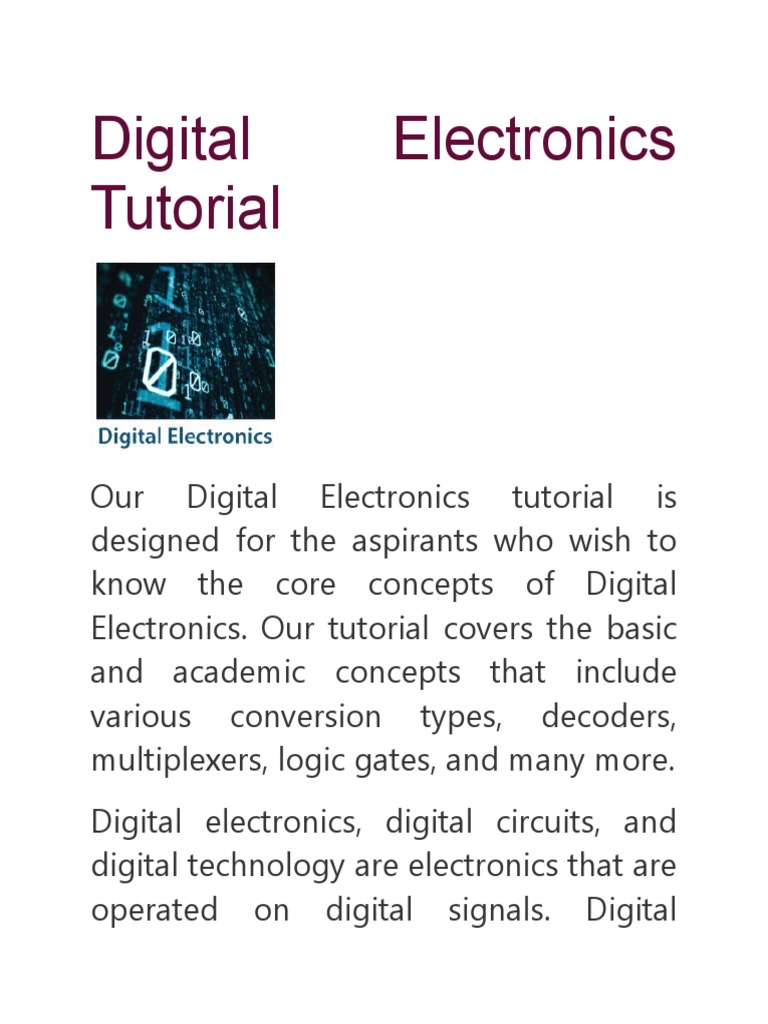Digital Electronics Unit-1 | PDF | Subtraction | Theory Of Computation