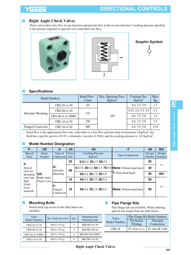 Gasket Mounted Check Valve Catalogue | Download Free PDF | Valve | Screw