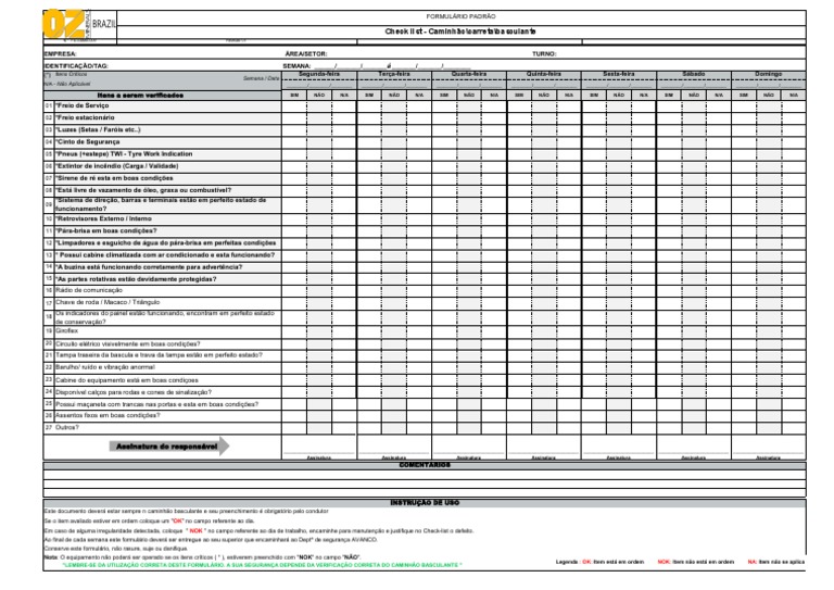 Check, List Carreta | PDF | Veículo motorizado | Science