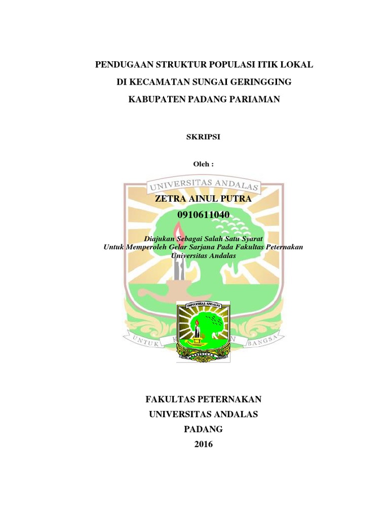 Skripsi Lengkap Baru | PDF