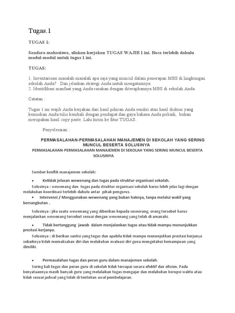 Tugas1 IDIK4012 | PDF