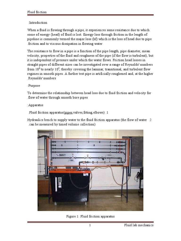 Fluid Friction | PDF | Reynolds Number | Fluid Dynamics