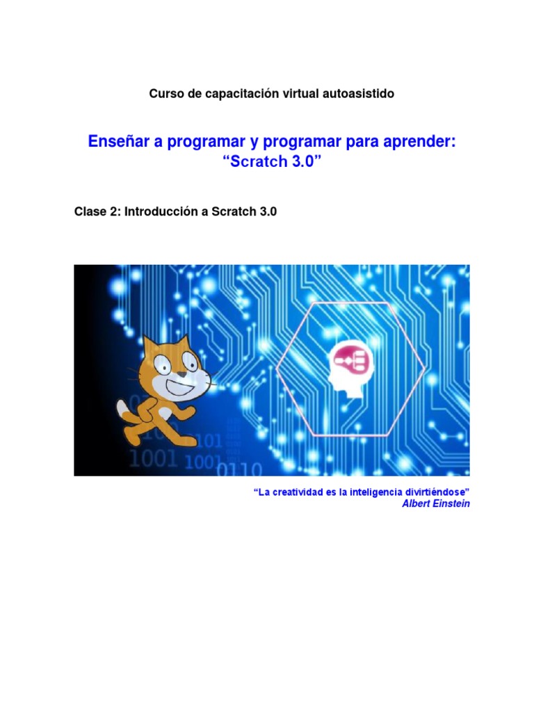 Clase 2 - Enseñar A Programar y Programar para Aprender - Scratch 3.0 ...