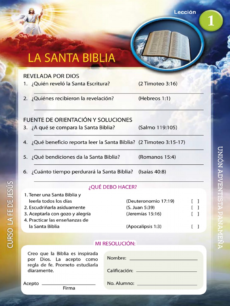 Fe de Jesus LECCION 1 | PDF