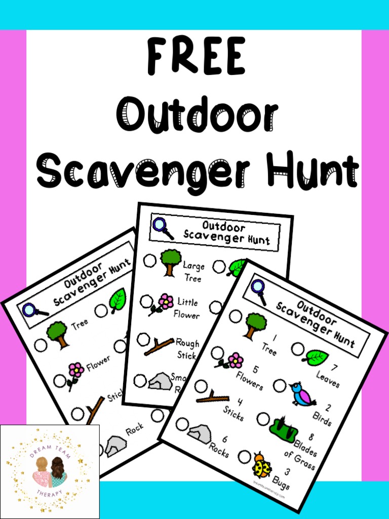 Outdoor Scavenger Hunt | PDF
